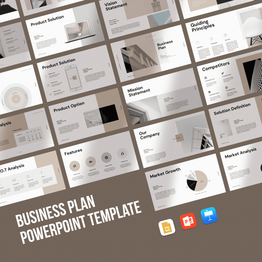 Business Plan PowerPoint Template – MasterBundles