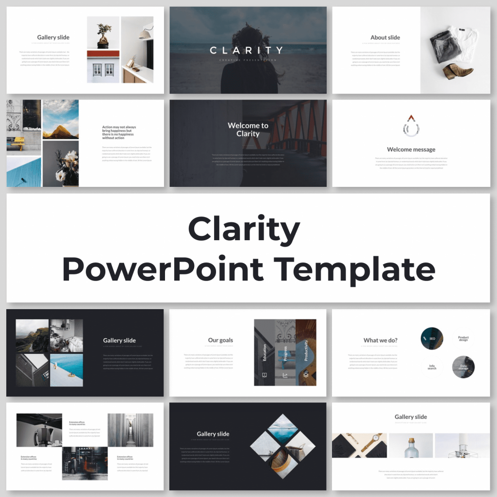 Clarity PowerPoint Template – MasterBundles