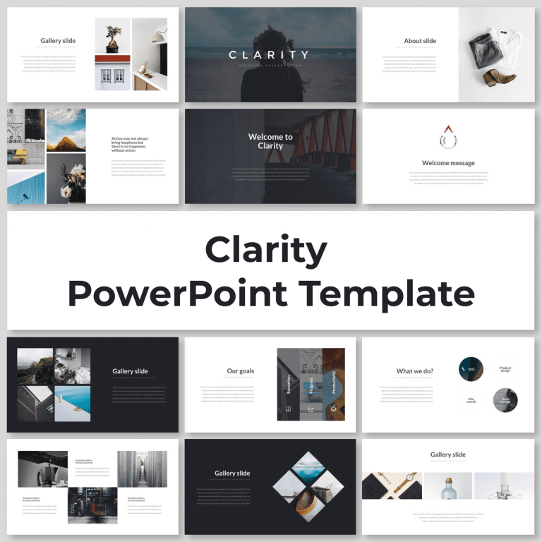 Clarity PowerPoint Template – MasterBundles