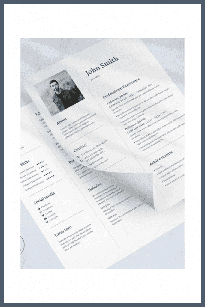 Apartment Rental Resume Template CV