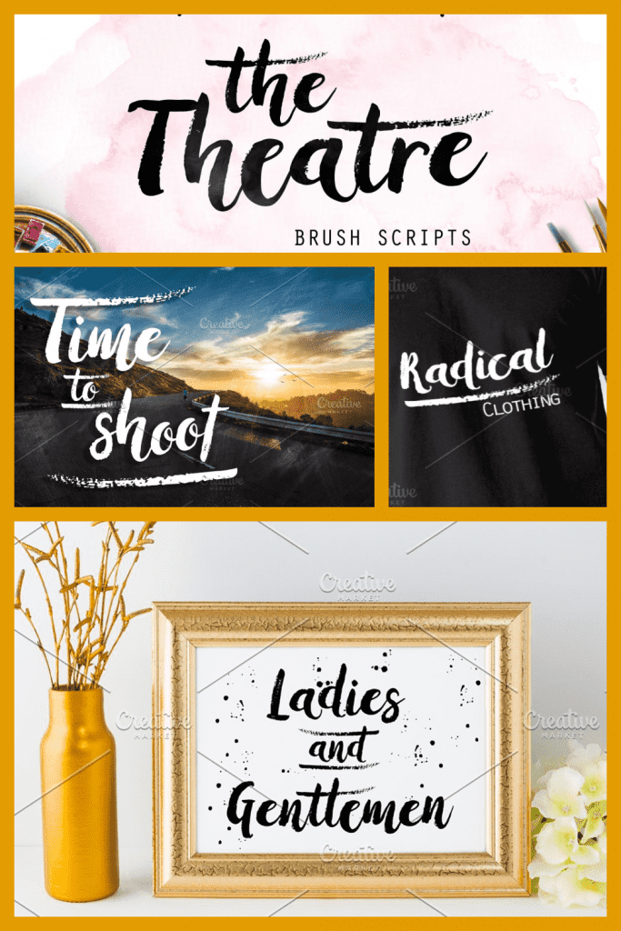 The Theatre Elegant Brush Script Font – MasterBundles