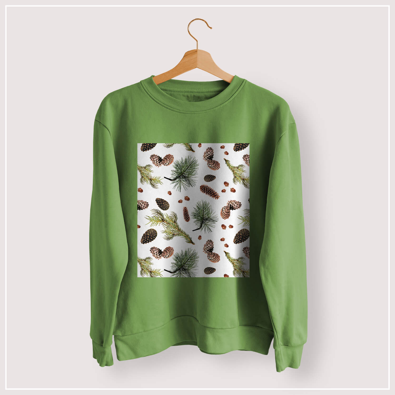 Thanksgiving Pine Cone Pattern | Master Bundles