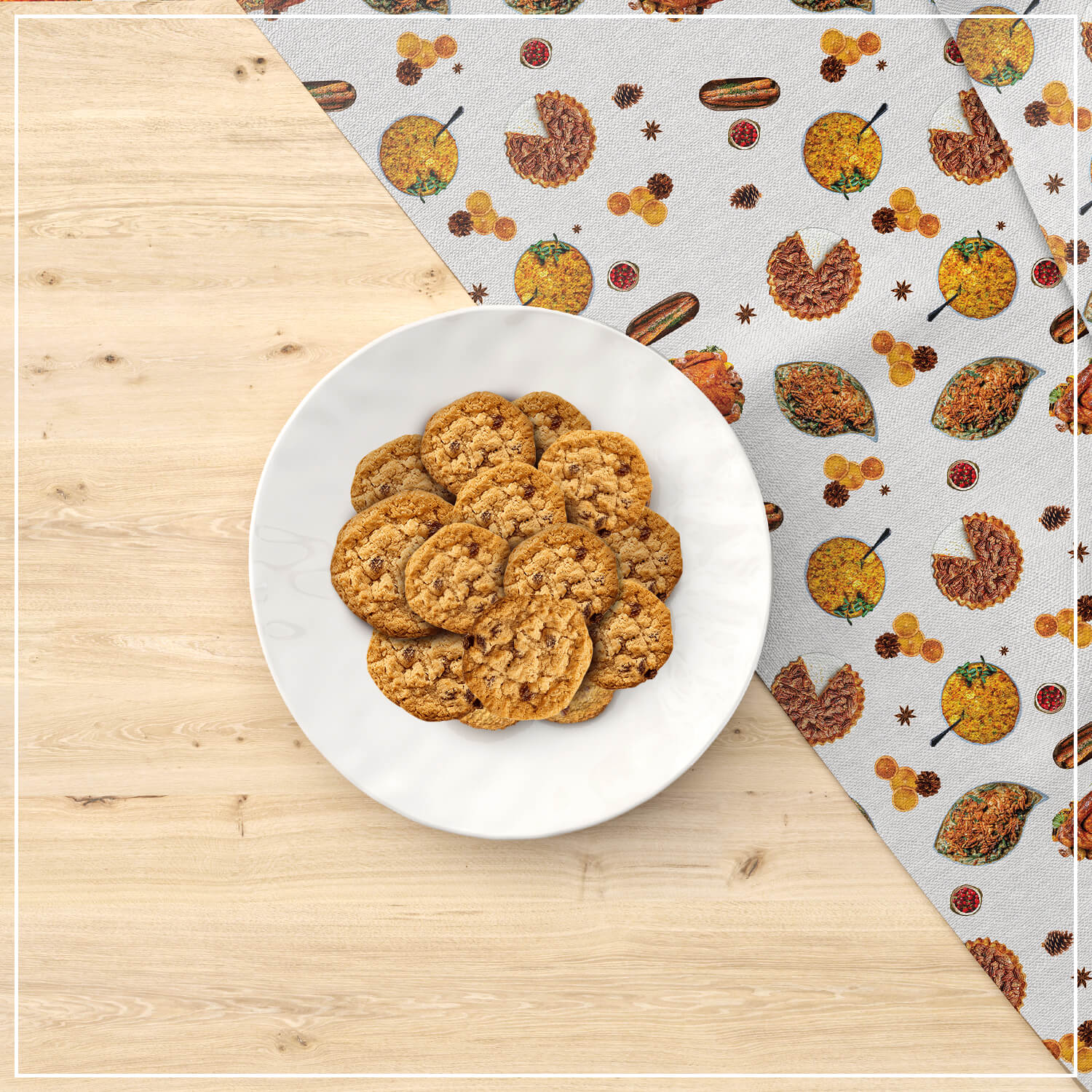 Thanksgiving Food Pattern | Master Bundles