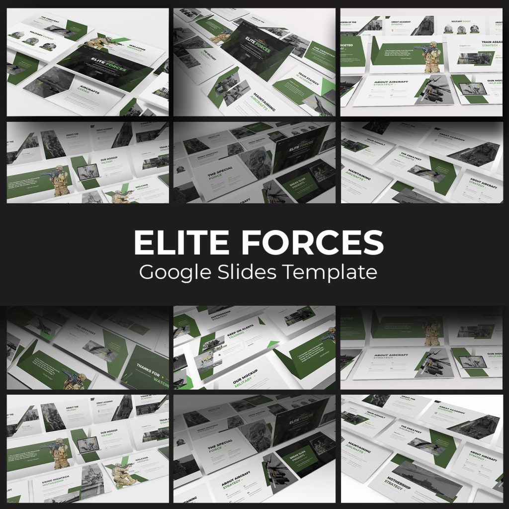 Elite Forces Google Slides Template – MasterBundles