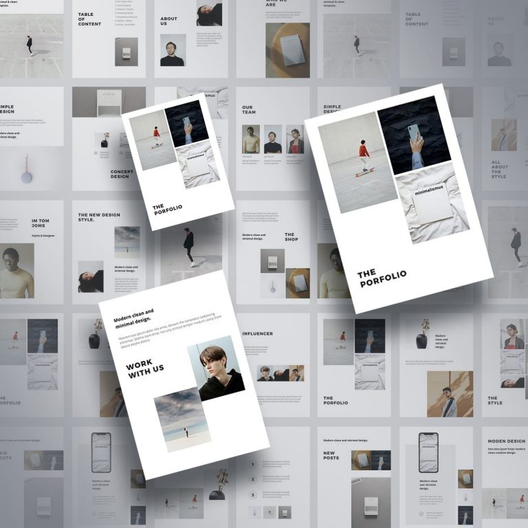 MODEN - Google Slides A4 Template – MasterBundles