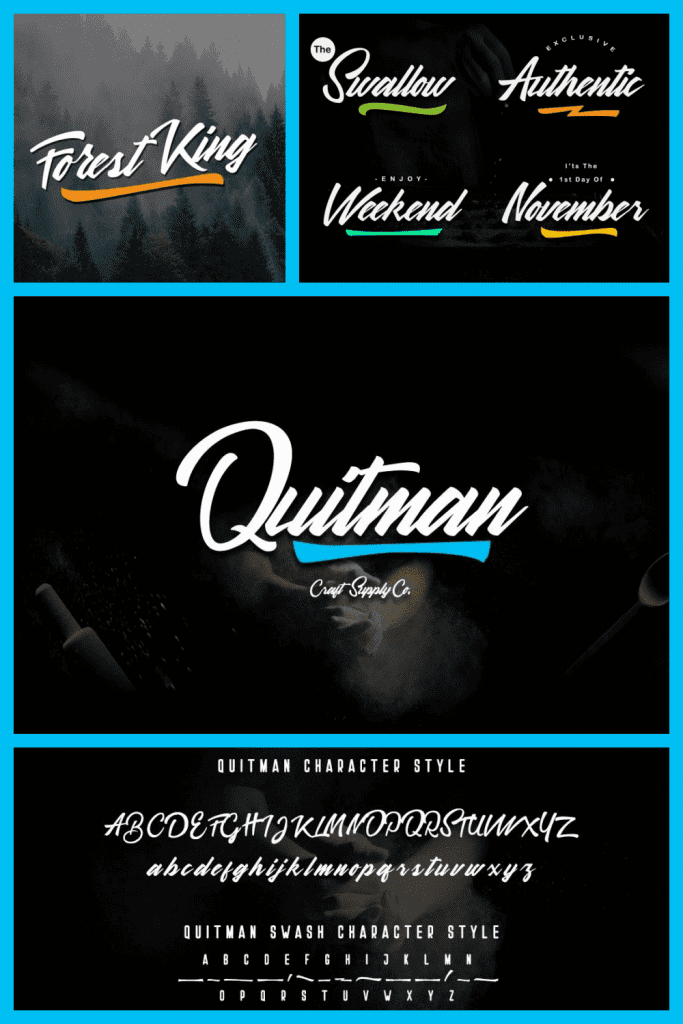 Quitman Script Font | Master Bundles