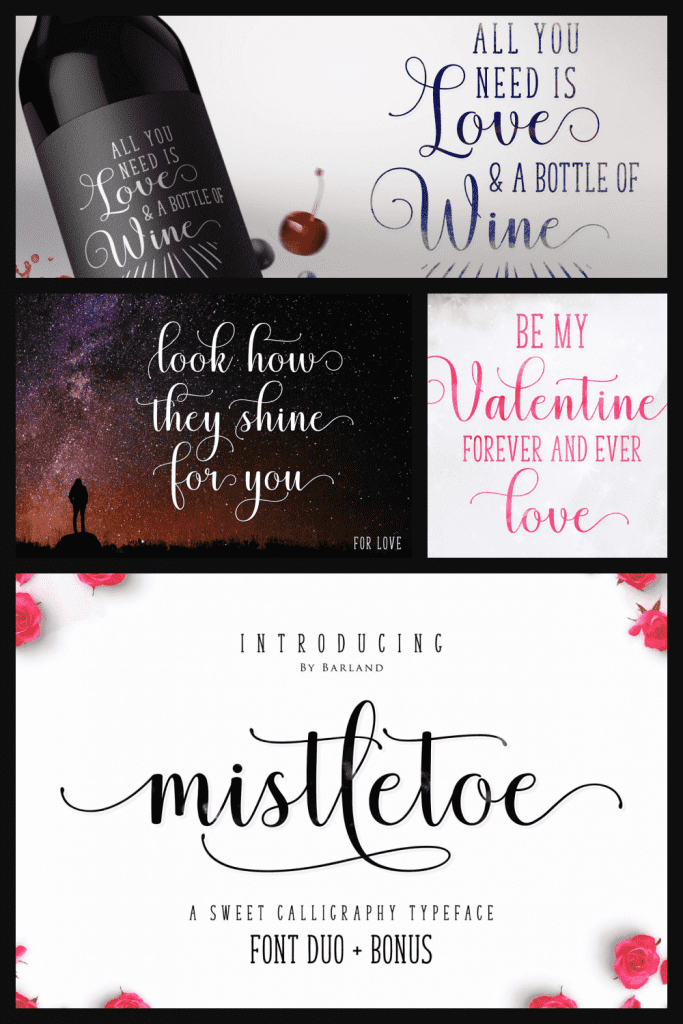 Mistletoe Font Duo Modern Font – MasterBundles