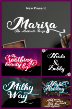 Marisa Calligraphy Script Font – MasterBundles