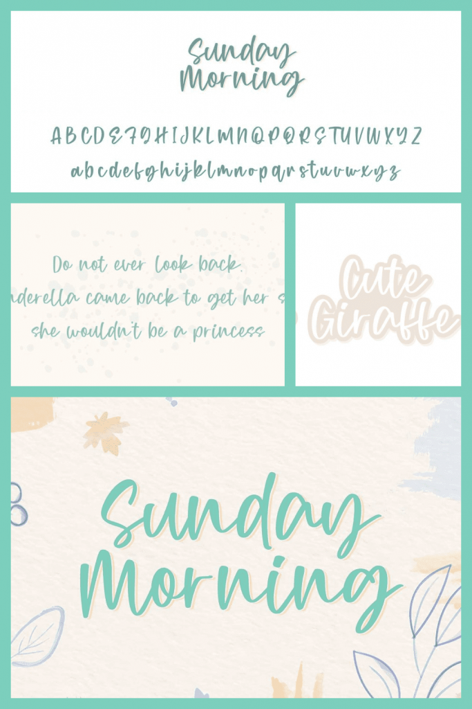 Sunday Morning - A Handwritten Script Font – MasterBundles