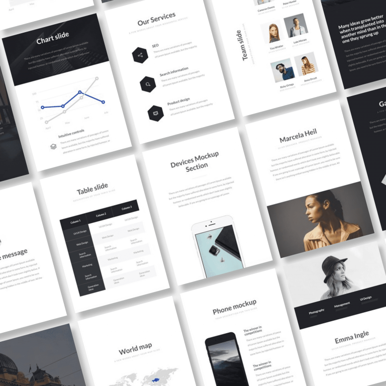 A4 | Clarity PowerPoint Template – MasterBundles