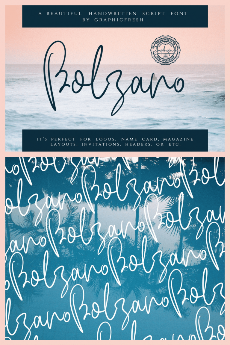 Bolzano - A Beautiful Script Font – MasterBundles