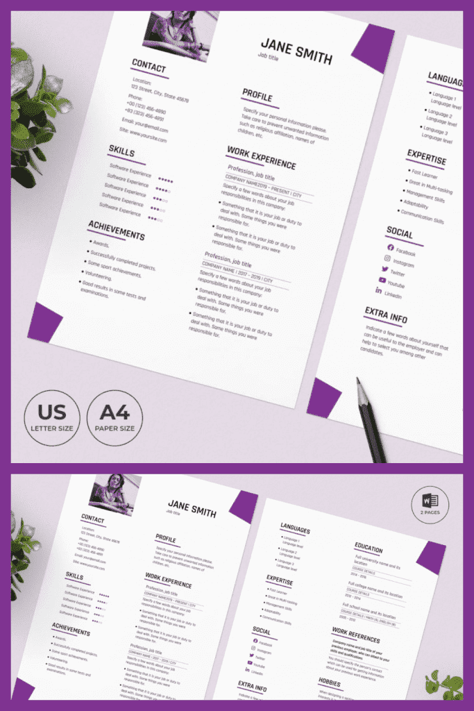 Music Festival CV Resume Template – MasterBundles