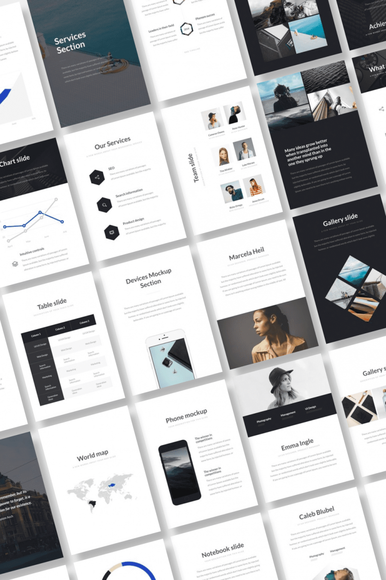 A4 | Clarity PowerPoint Template – MasterBundles