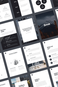 A4 | Desire Simple PowerPoint Template | Master Bundles