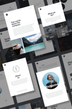 A4 | Desire Simple PowerPoint Template | Master Bundles