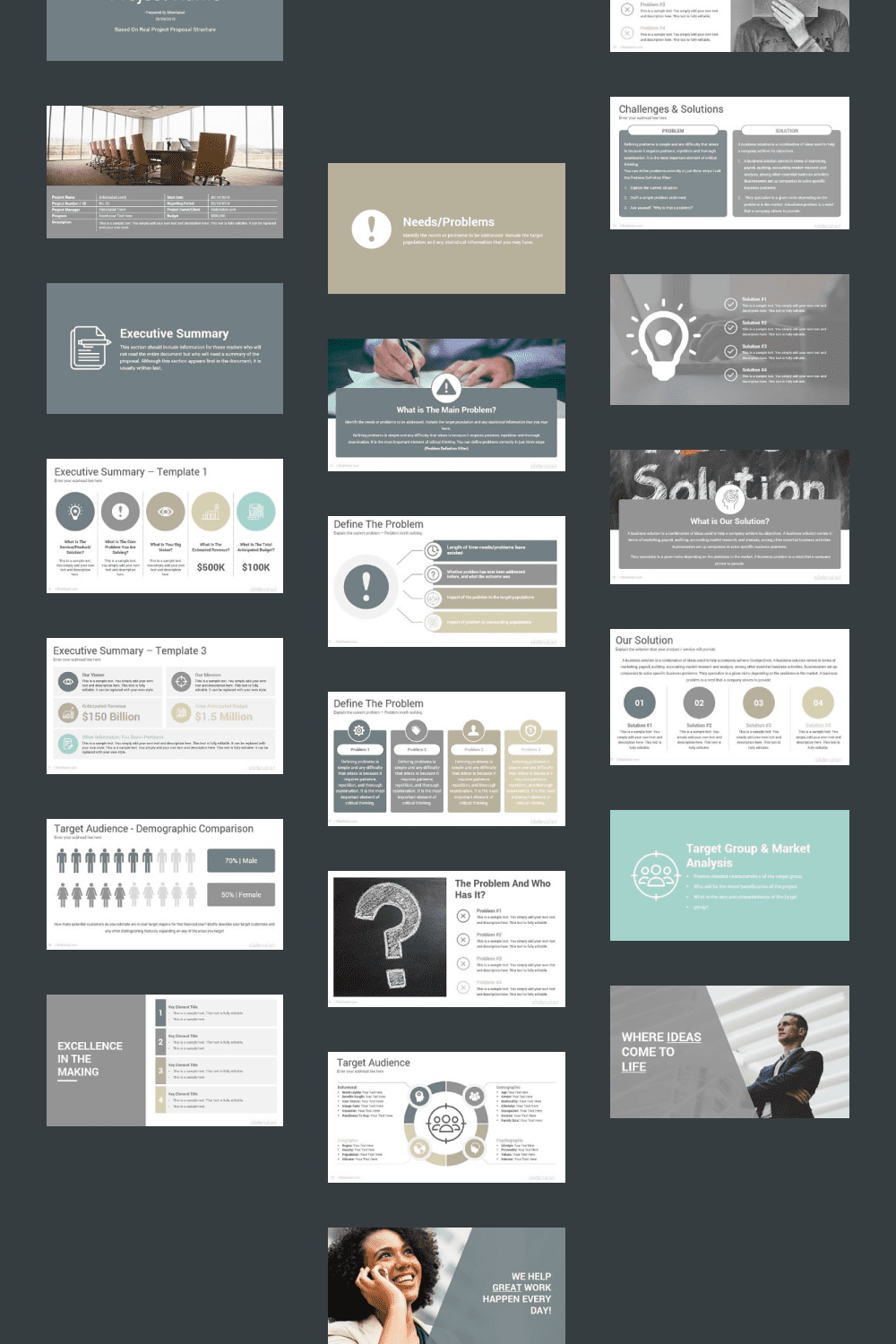 Project Proposal PowerPoint Template – MasterBundles