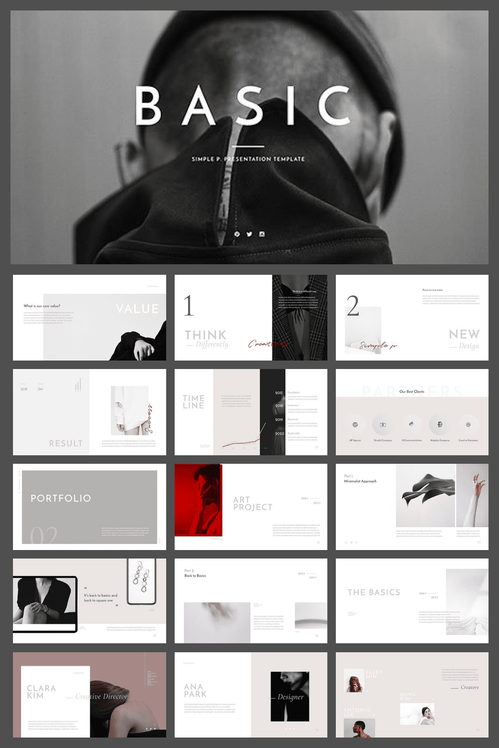 Basic PowerPoint Template – MasterBundles