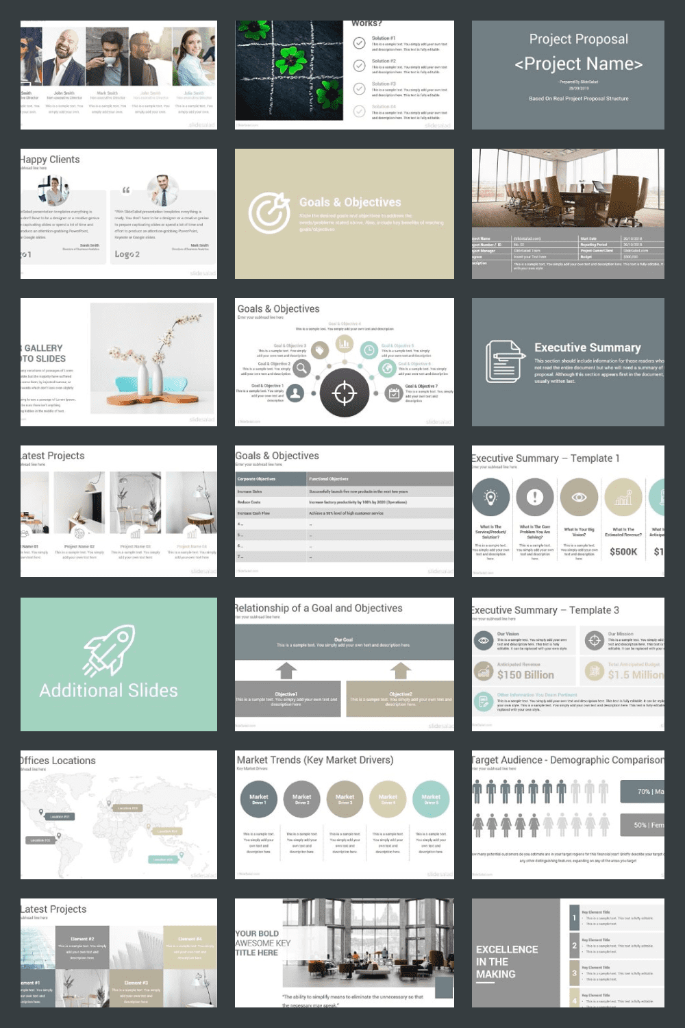Project Proposal PowerPoint Template – MasterBundles