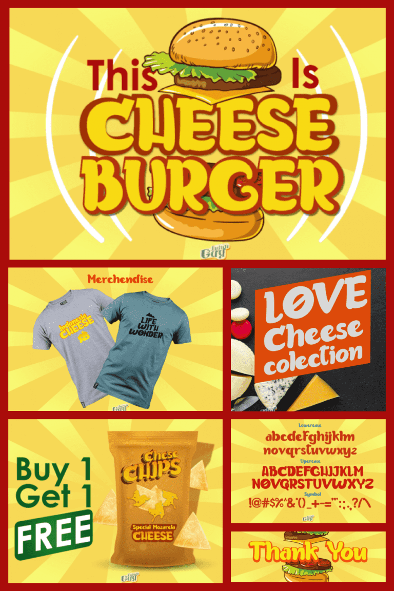 Cheeseburger Charming Font – MasterBundles