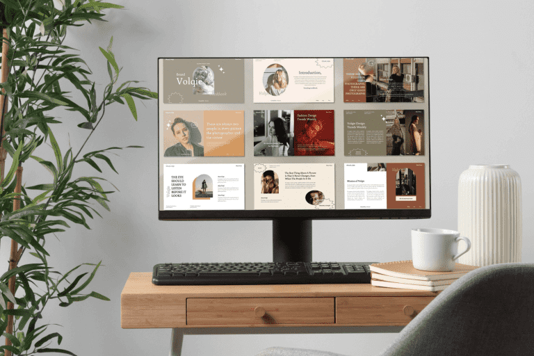 Volqie - Fashion Google Slides Template – MasterBundles