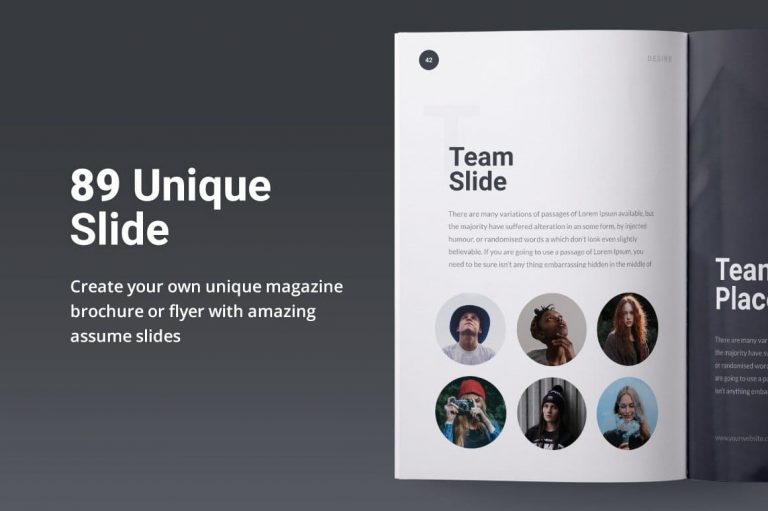 A4 | Desire Simple PowerPoint Template | Master Bundles