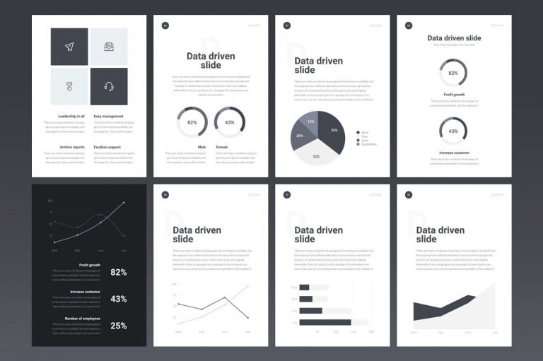 A4 | Desire Simple PowerPoint Template | Master Bundles