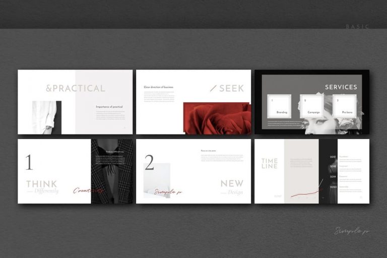 Basic PowerPoint Template – MasterBundles