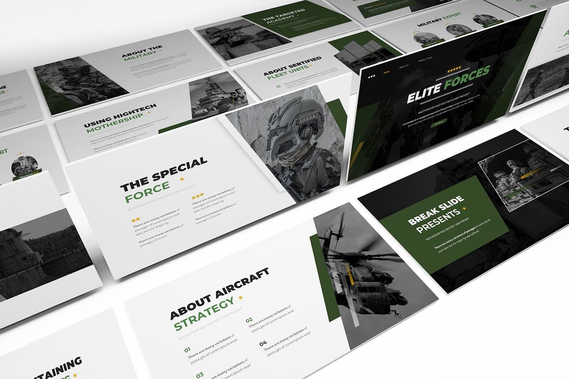 Elite Forces Google Slides Template – MasterBundles