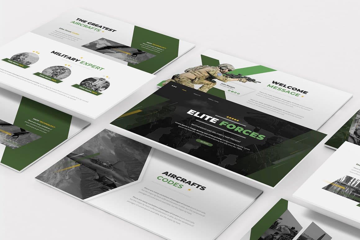 Elite Forces Google Slides Template – MasterBundles