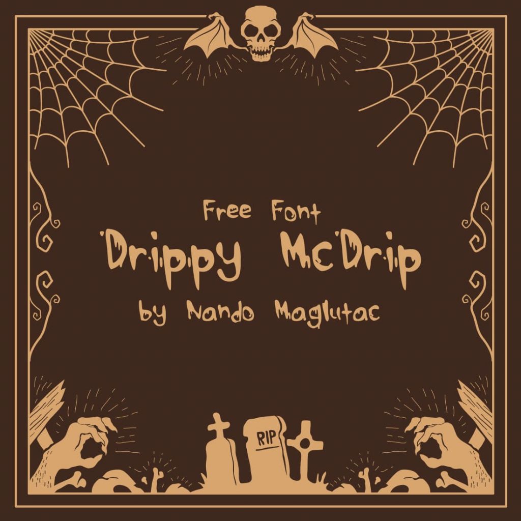 Free Drippy Font