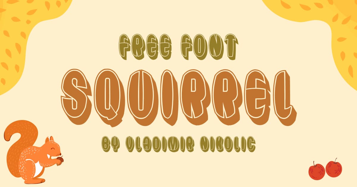 Free Squirrel Font