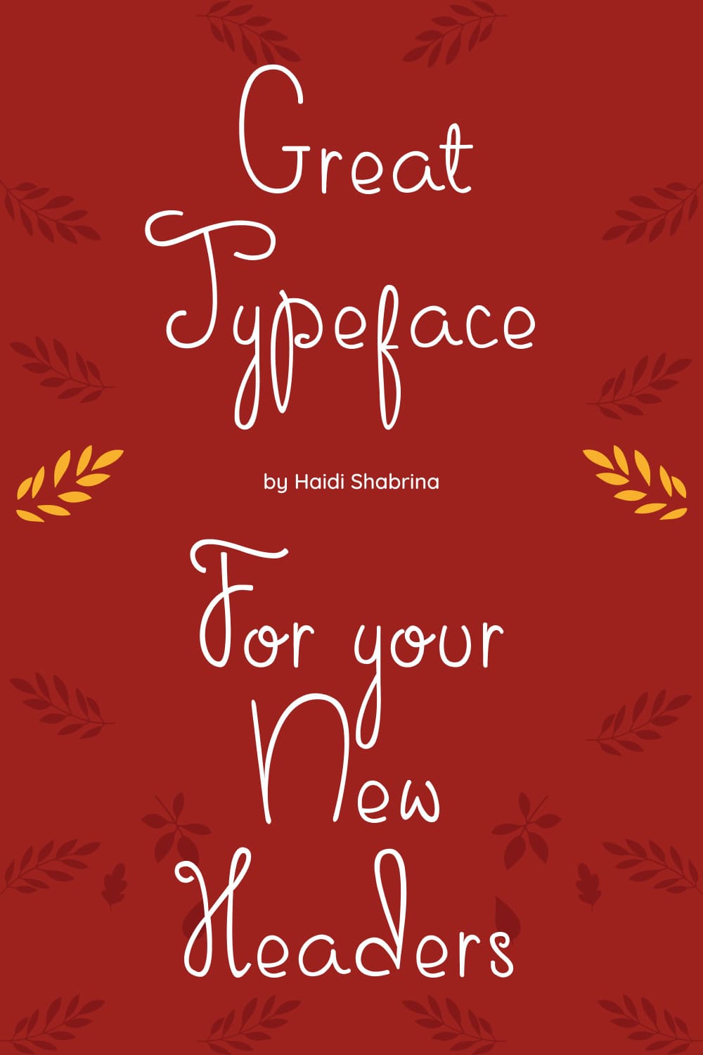 Free Thanksgiving Font Sweet November