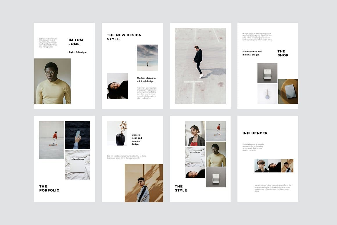 MODEN - Google Slides A4 Template – MasterBundles