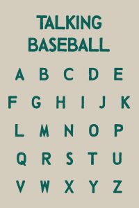 Free Baseball Font