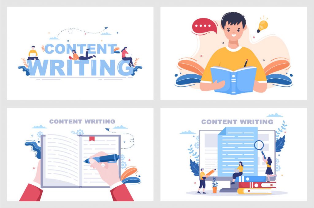 20 Content Writing or Journalist Vector Illustrations – MasterBundles