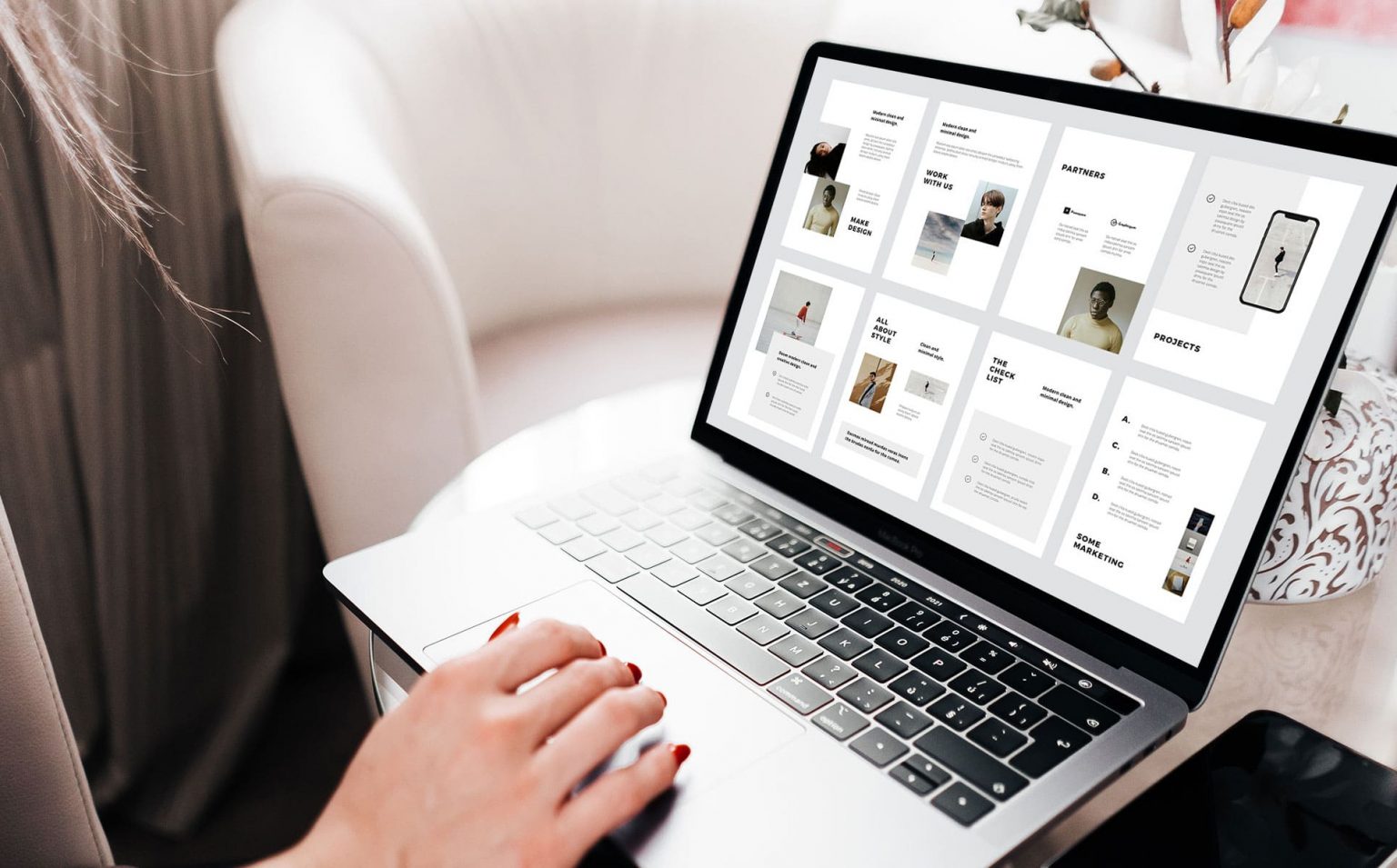 MODEN - Google Slides A4 Template – MasterBundles