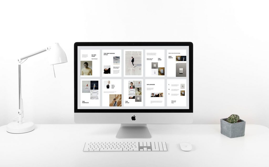 MODEN - Google Slides A4 Template – MasterBundles