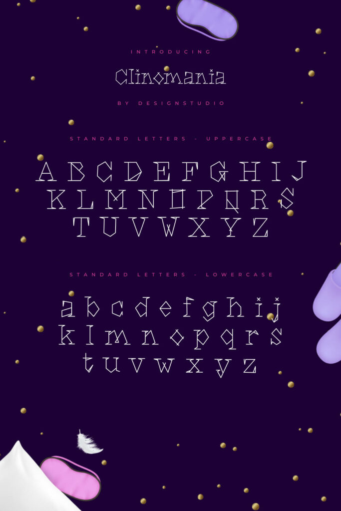 Clinomania Serif Monospaced Font | Master Bundles
