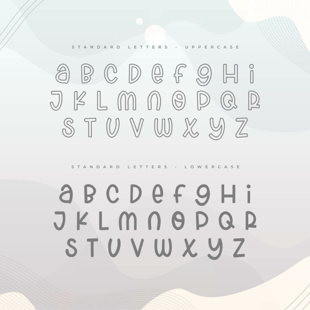 Massive Outline Fonts Bundle 12 Cute Fonts – MasterBundles