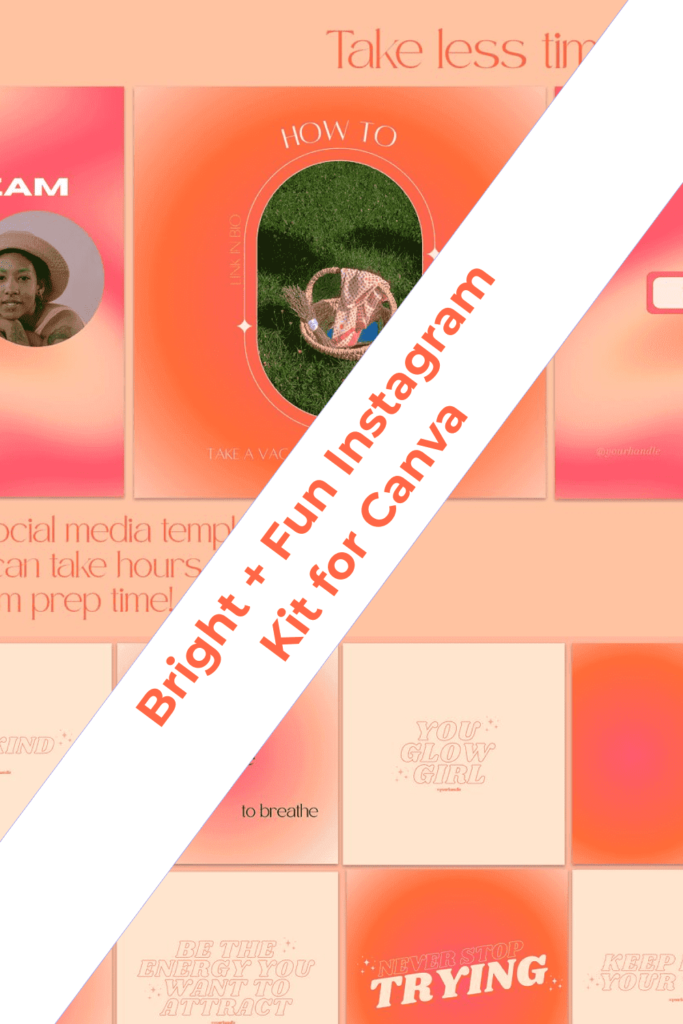 Bright + Fun Instagram Kit for Canva – MasterBundles