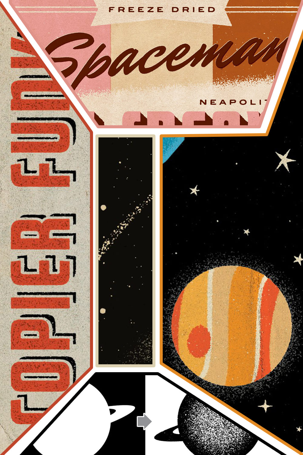 Copier Funk Graphic Styles – MasterBundles