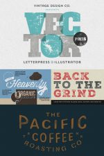 VectorPress: Illustrator Letterpress – MasterBundles