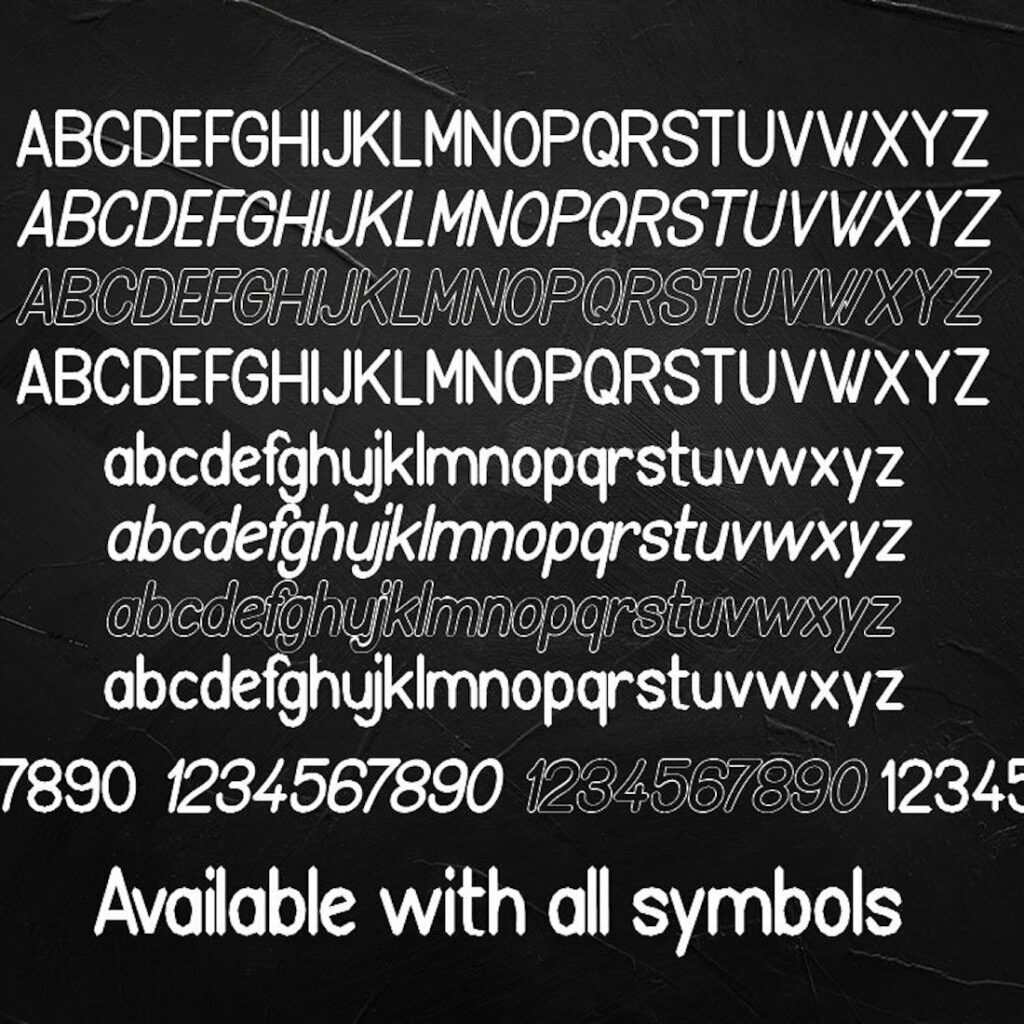 Charollion Font Sans Serif Outline Font – MasterBundles