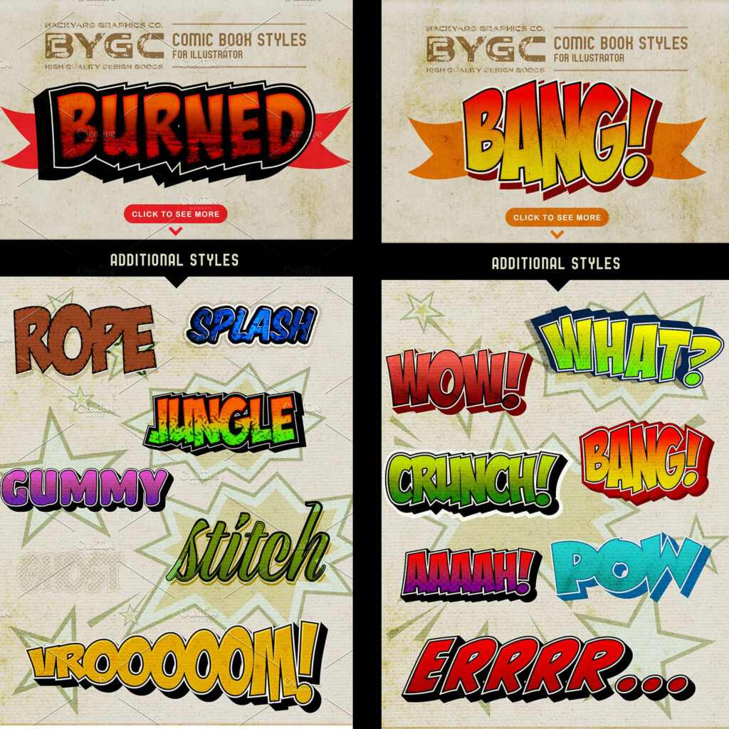 SuperComic - Vector Text Effects – MasterBundles