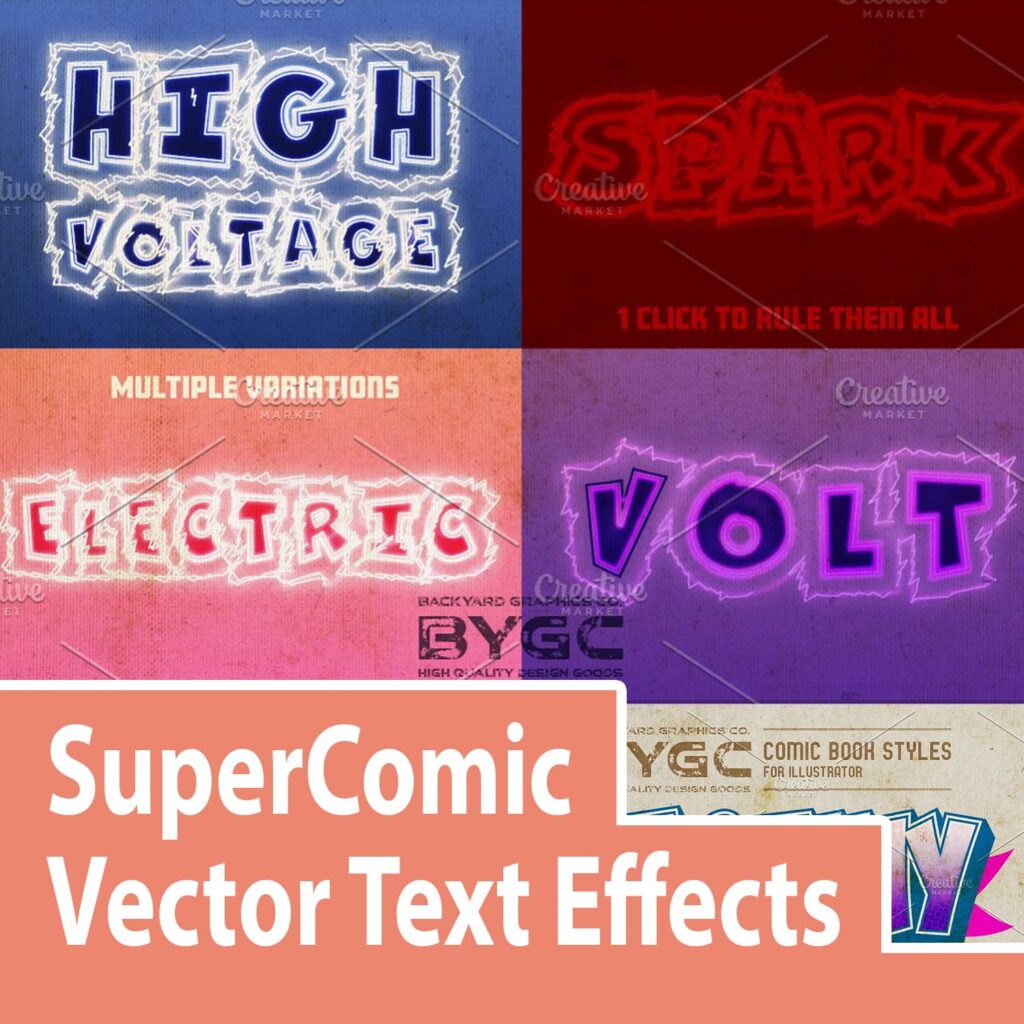 SuperComic - Vector Text Effects – MasterBundles
