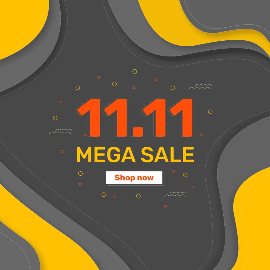 11.11 Shopping Day Sale Promo Free Banners – MasterBundles