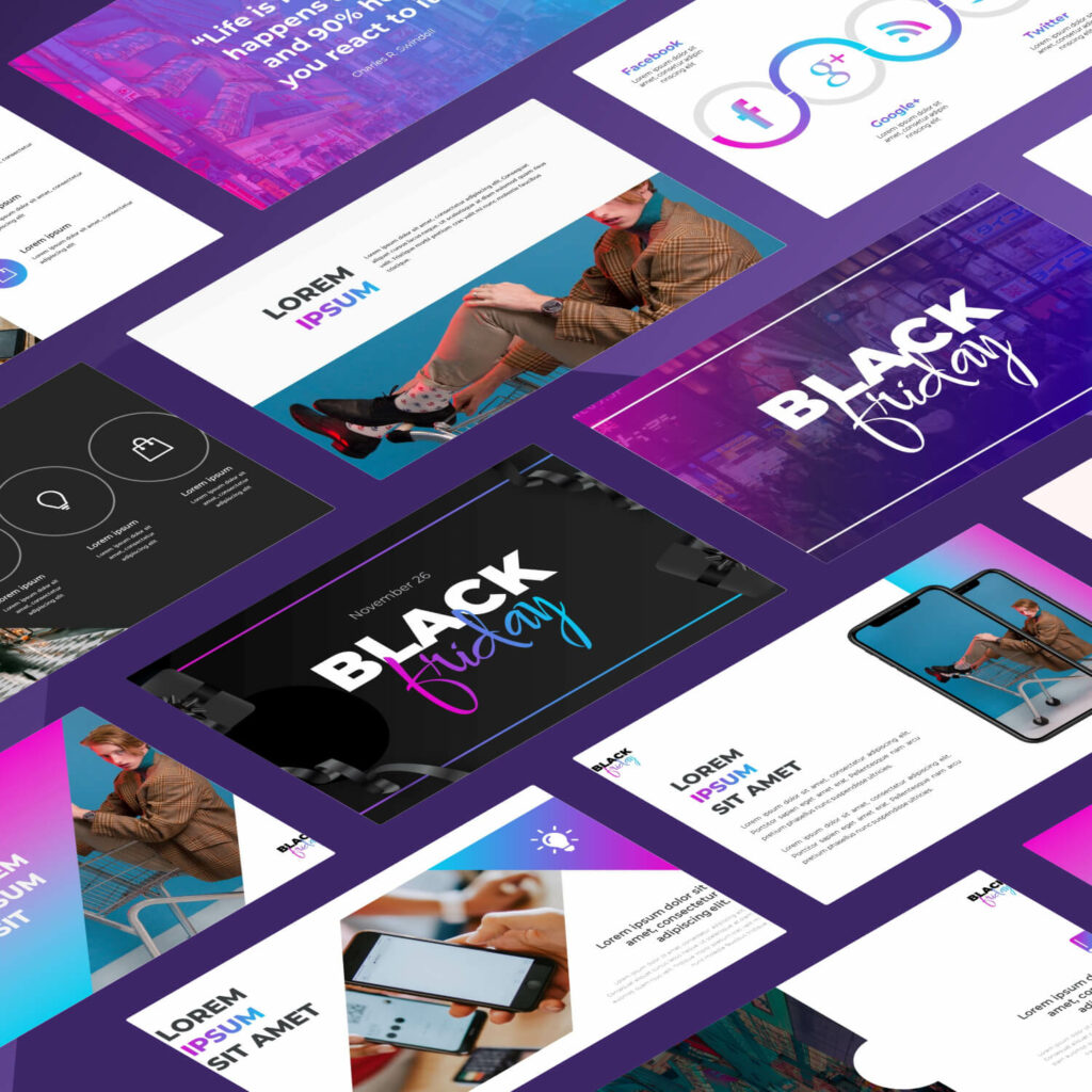 50 Slides Black Friday Powerpoint Template – MasterBundles
