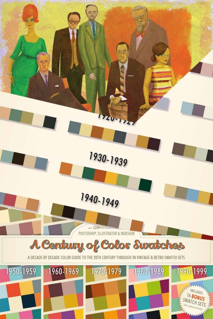 A Century of Color Swatches + Bonus – MasterBundles