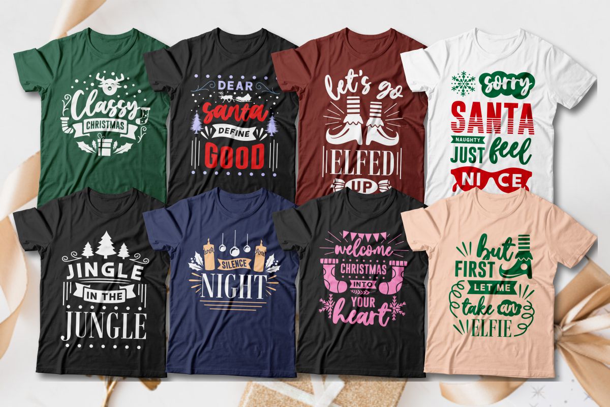 100 Christmas T-Shirt Designs Bundle – MasterBundles
