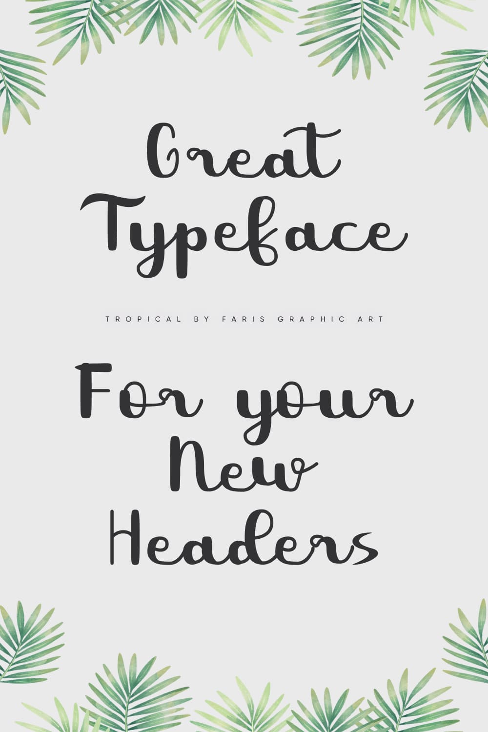 Free Tropical Font